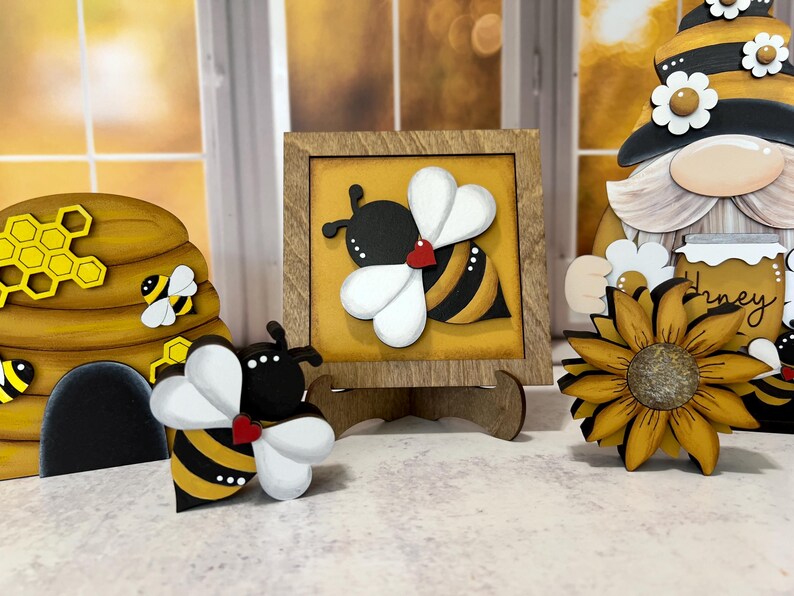 Honey Bee Collection, Four Inch Interchangeable Squares, Six Different ...