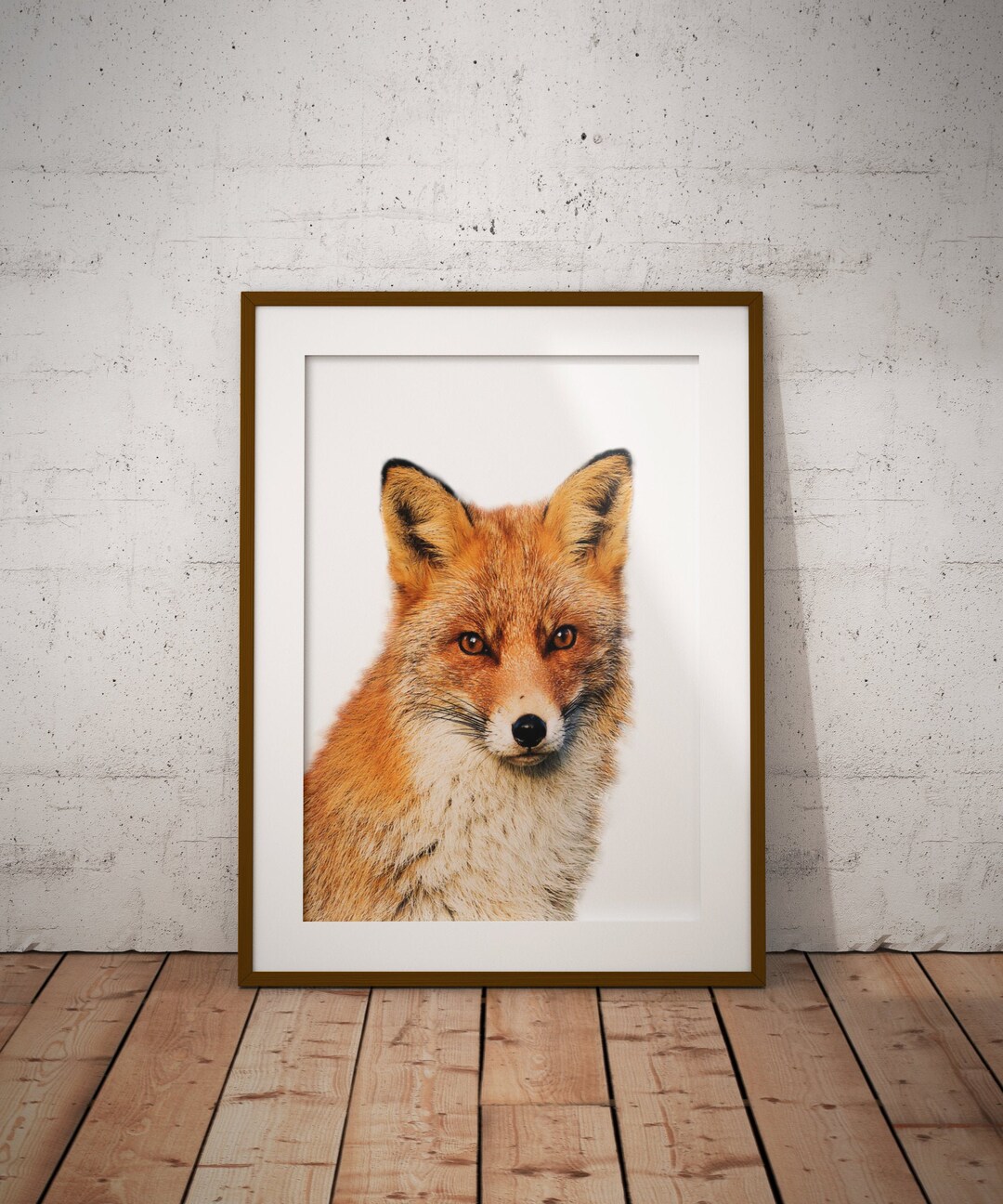 Fox Wall Art Print, Woodland Nursery, Printable Digital Download, Baby ...