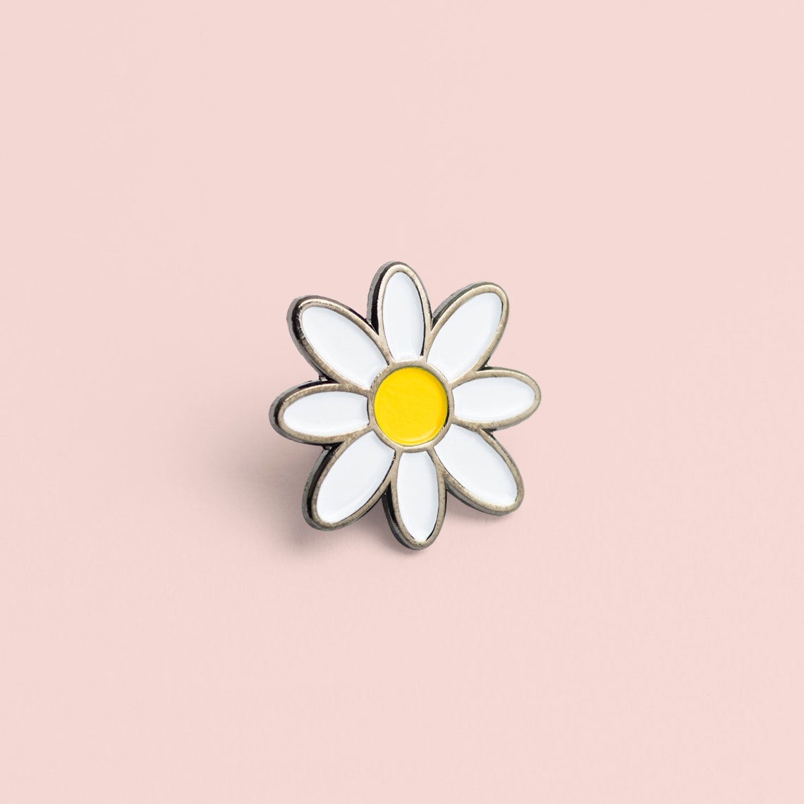 Daisy Soft Enamel Pin Flower Cute - Etsy