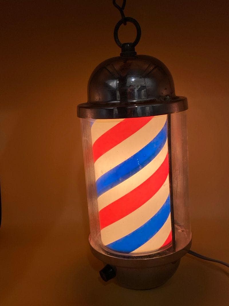 Vintage Barber Pole Made by Dix Barber Supply - Etsy