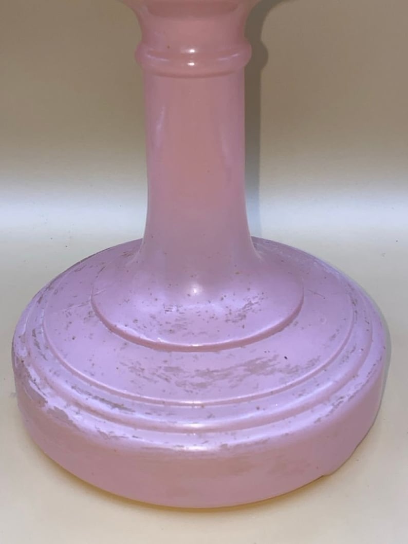 Aladdin Pink Satin Glass Oil Lamp - Etsy