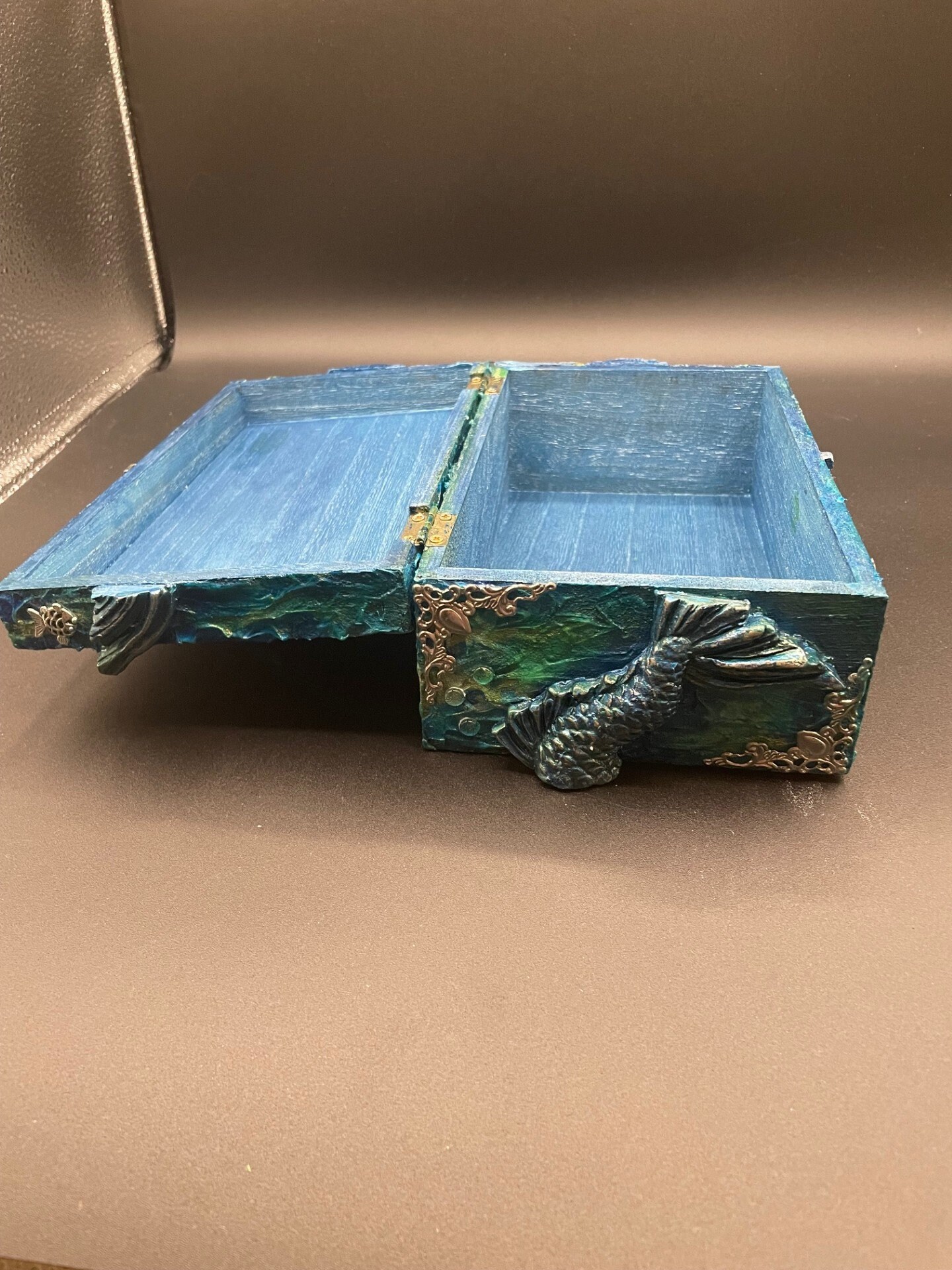 Mermaid Box, Jewelry Box, Trinket Box, Under the Sea, Ocean, Beachy ...