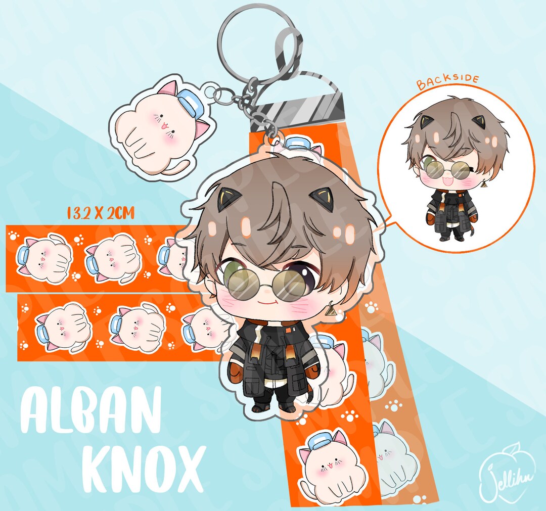 Noctyx Chibi Acrylic Keychain Nijisanji Fulgur Ovid Sonny Brisko Uki ...