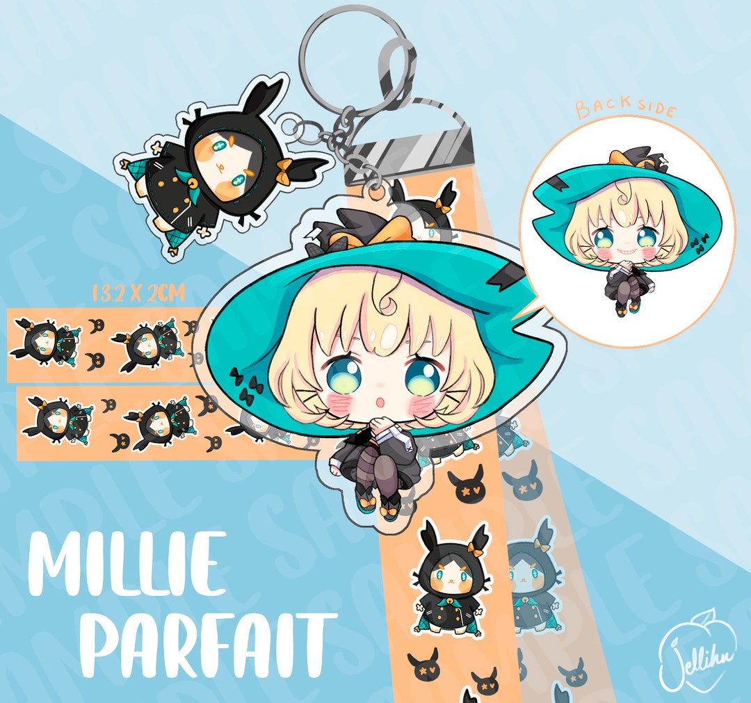 Ethyria Chibi Keychain Nijisanji Millie Parfait Enna Alouette Nina ...
