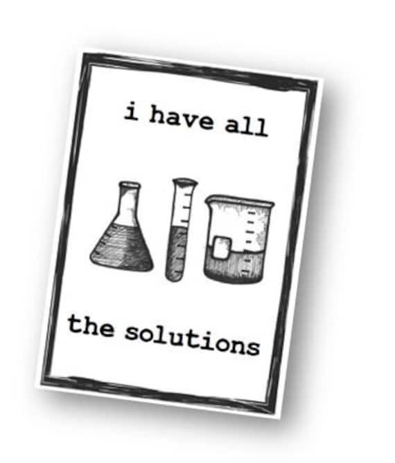 4 Funny Chemistry Posters Download - Etsy