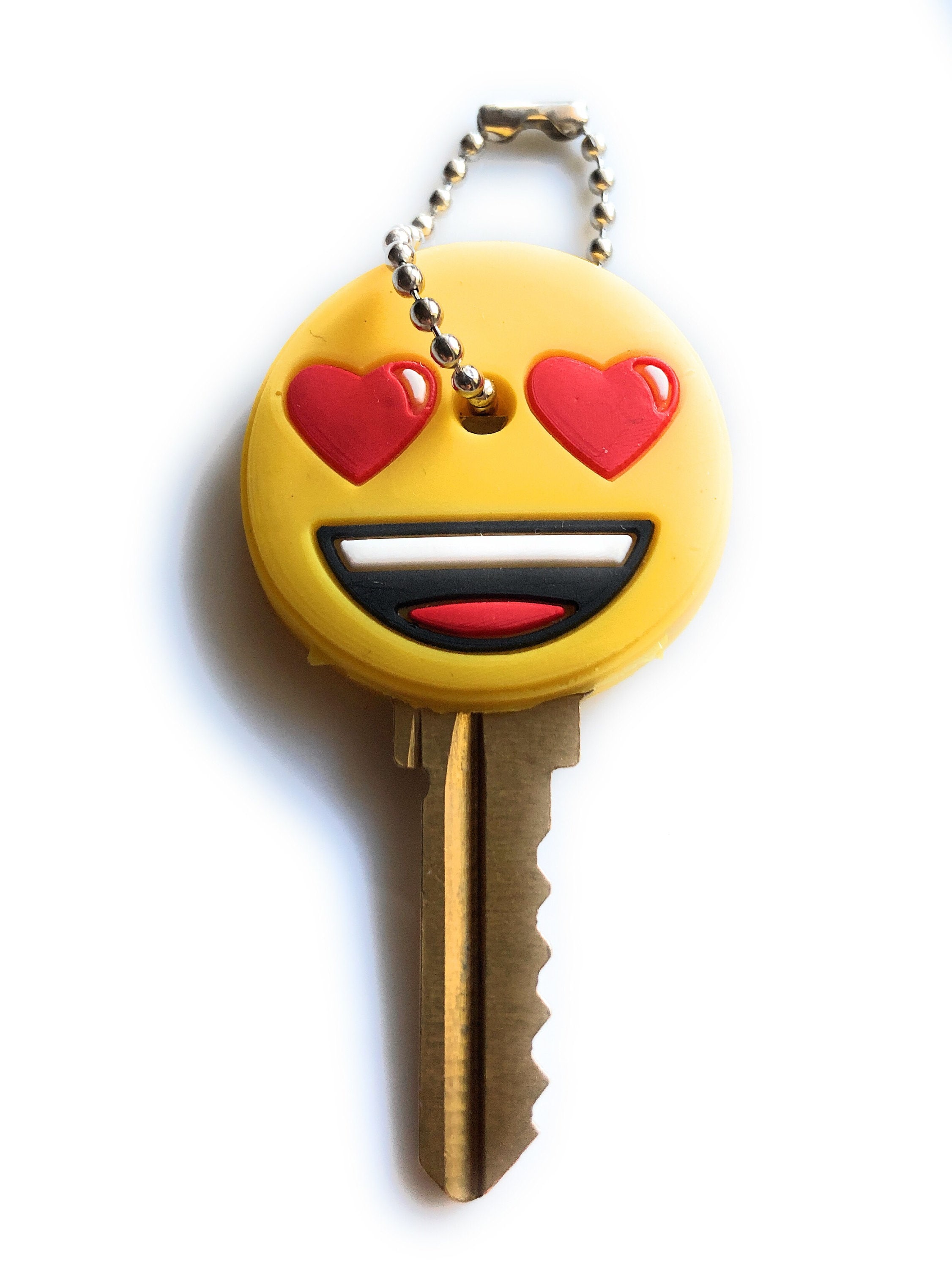 Emoticons Smile Key Cover Cap Silicone Cute Cartoon Head | Etsy