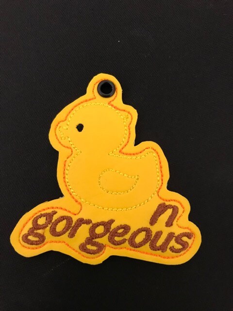 In the Hoop Duck 'n Gorgeous Keyfob and Snaptab Machine - Etsy