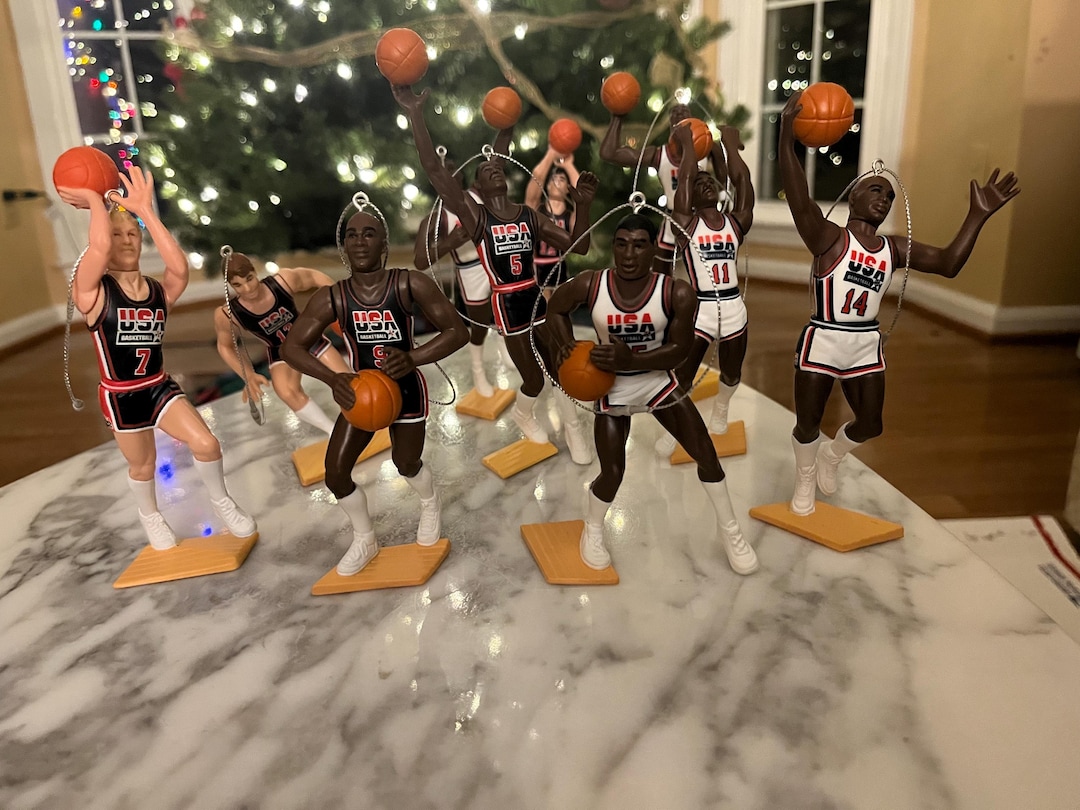 1992 Olympic NBA Dream Team Ornament Figures Includes Jordan, Bird ...