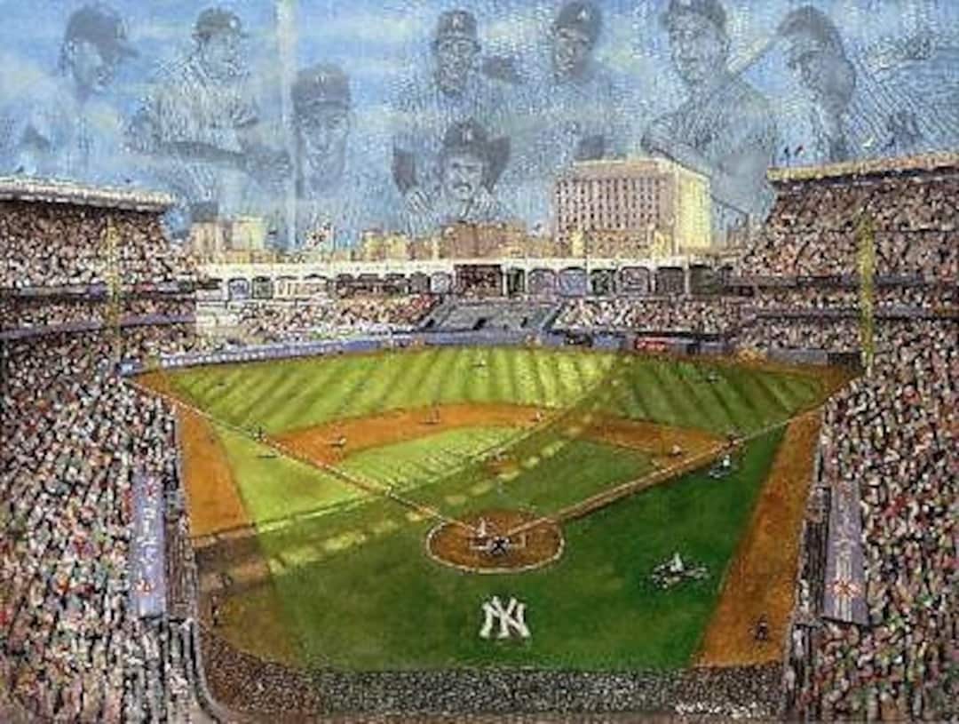 Coming Home Farewell to Yankee Stadium Lithograph Simon - Etsy
