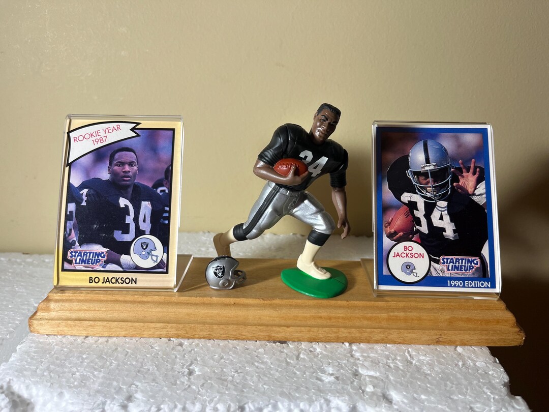 Bo Jackson Oakland Raiders Custom Made Royal Walnut Wood Plaque - Etsy