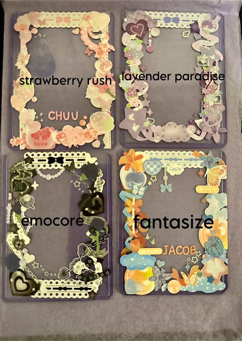 Cute Premade Decorated Toploaders Toploader Deco - Etsy