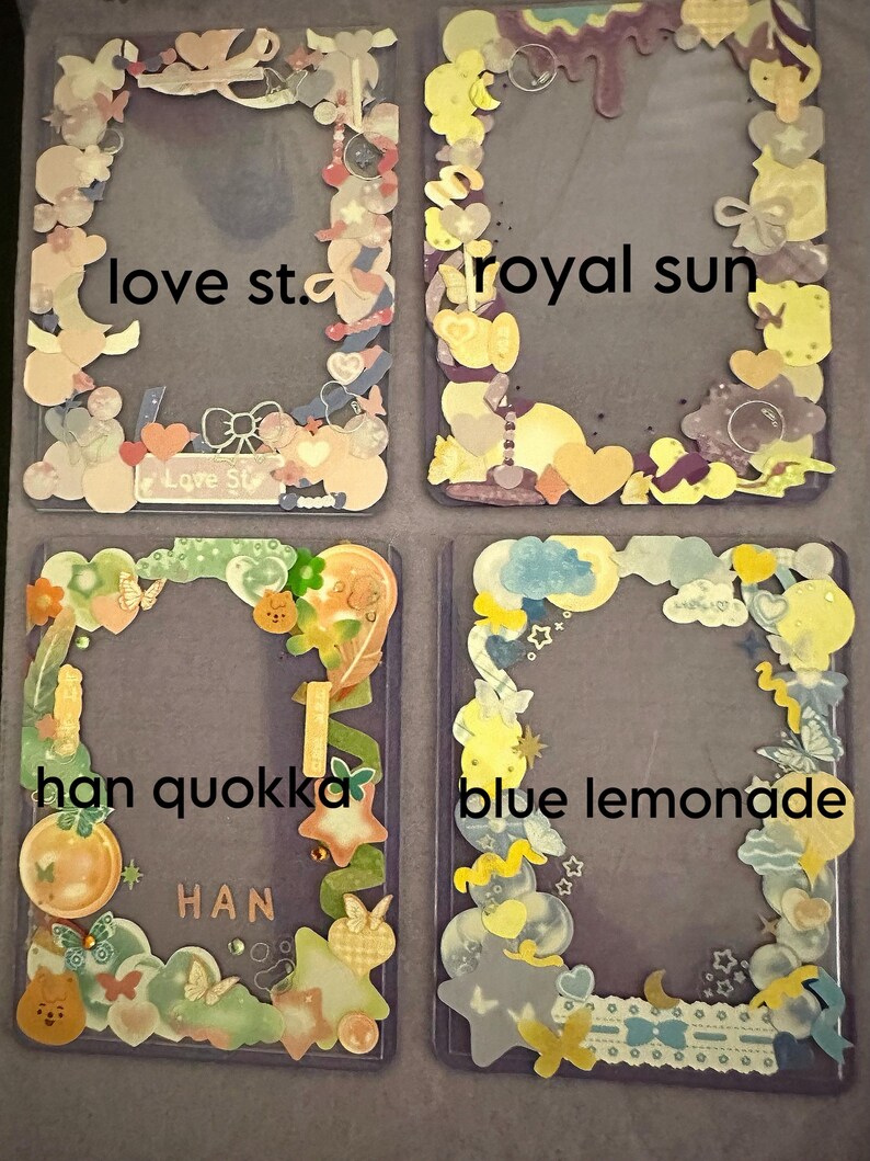 Cute Premade Decorated Toploaders Toploader Deco - Etsy