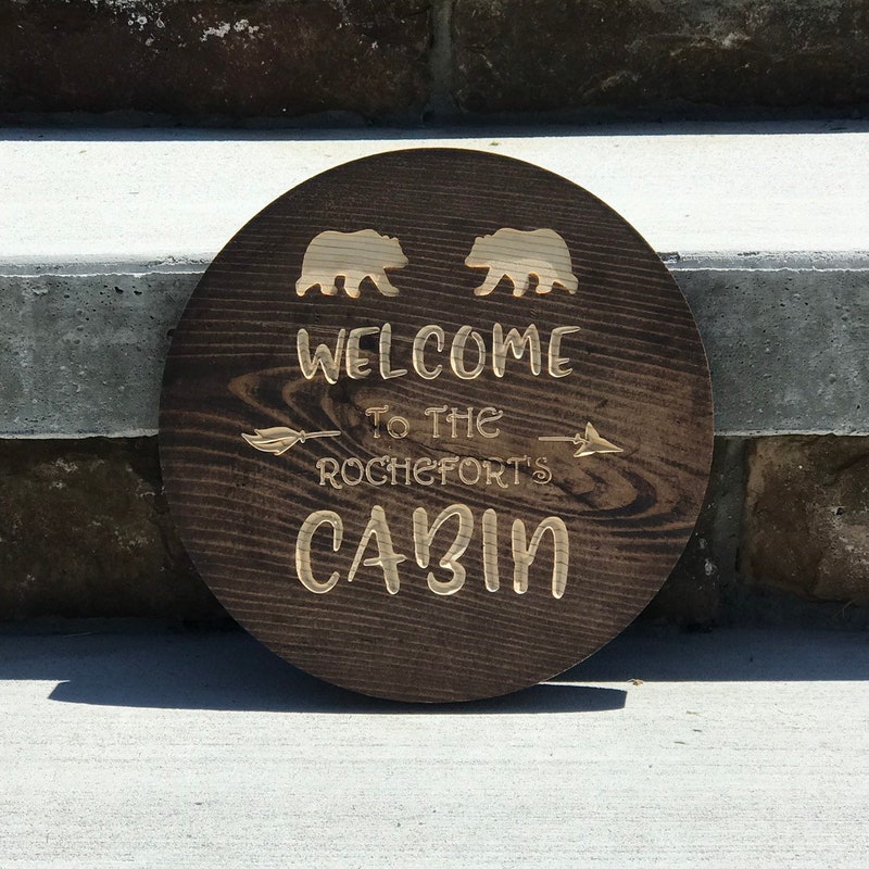 Rustic Cabin Signs - Etsy