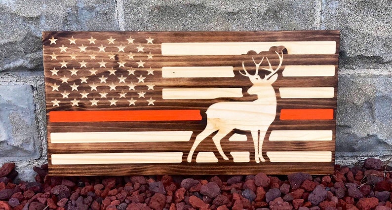 Whitetail Deer Flag Hunting Flag Buck Decor | Etsy