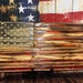 Wood Burned Distressed American Flag: Rustic Wall Art - Etsy