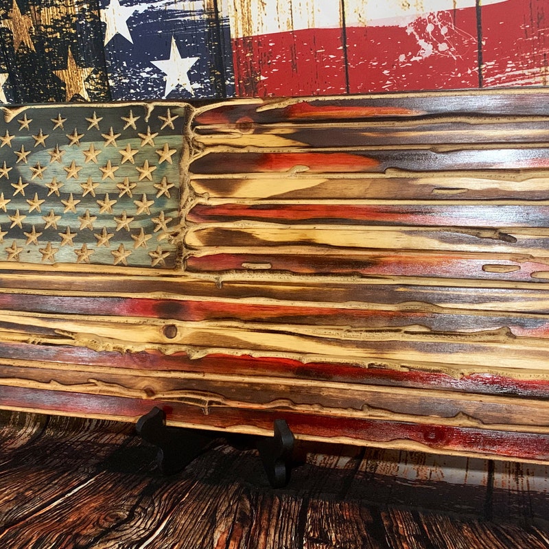 Wood Burned States - Etsy