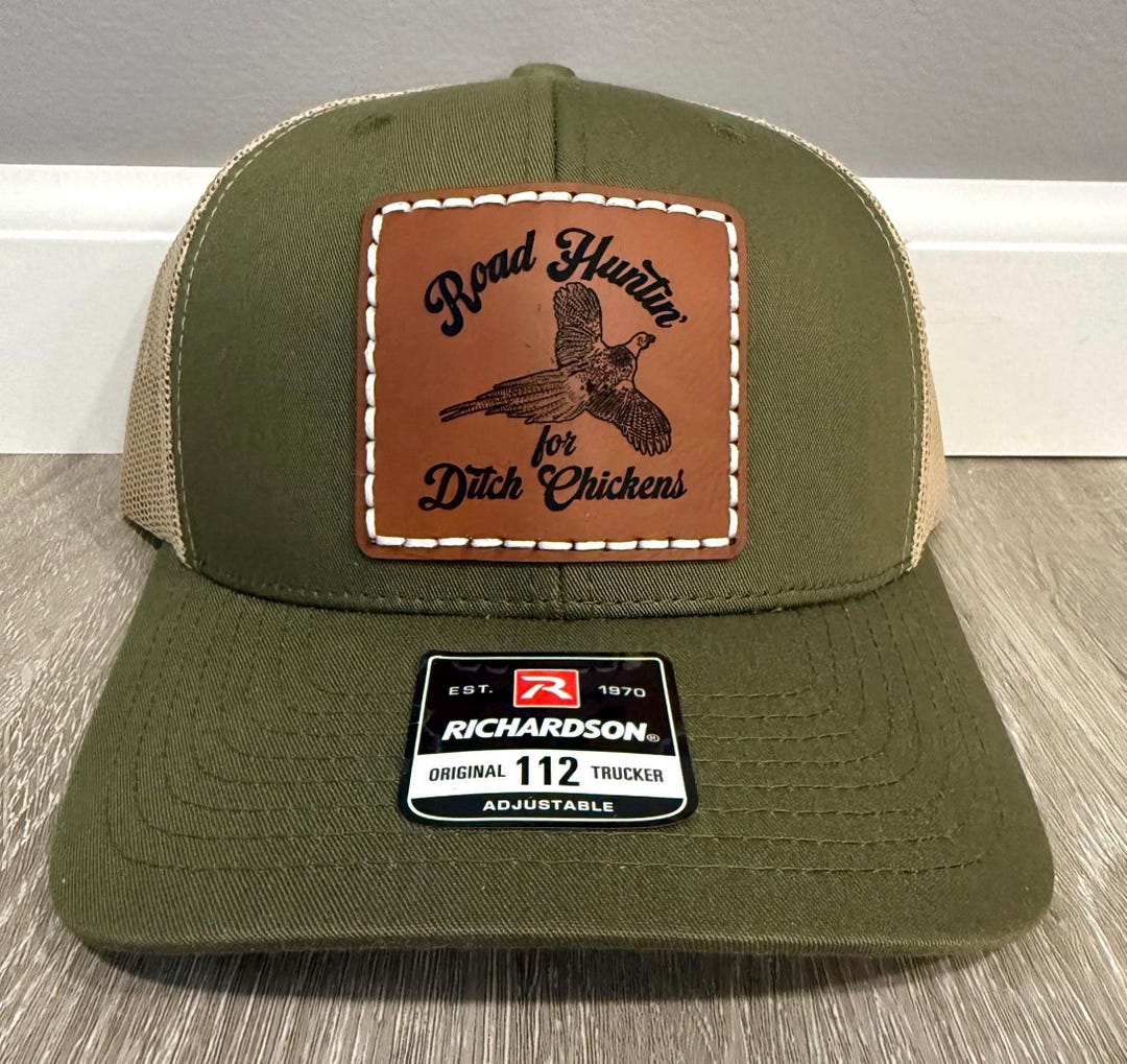 Pheasant Hunt Funny Hat - Hunting Hat- Road Hunting for Ditch Chickens ...