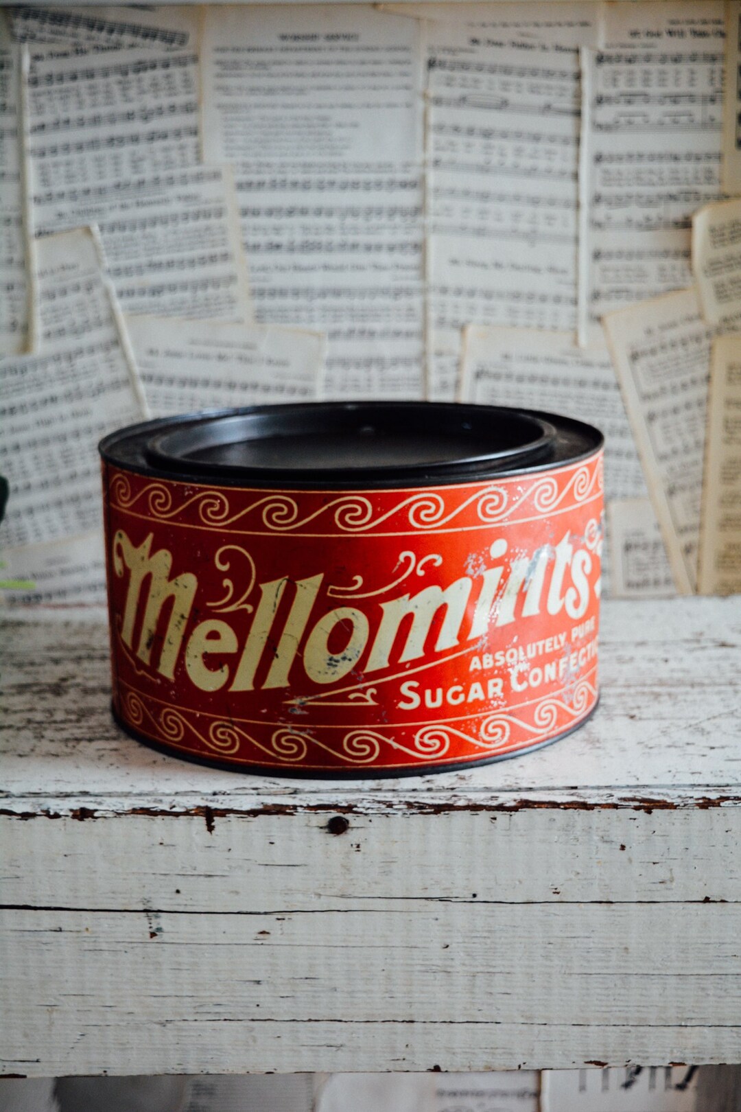 Vintage Mellomints Tin HTF Vintage Tin Vintage Mint Tin - Etsy