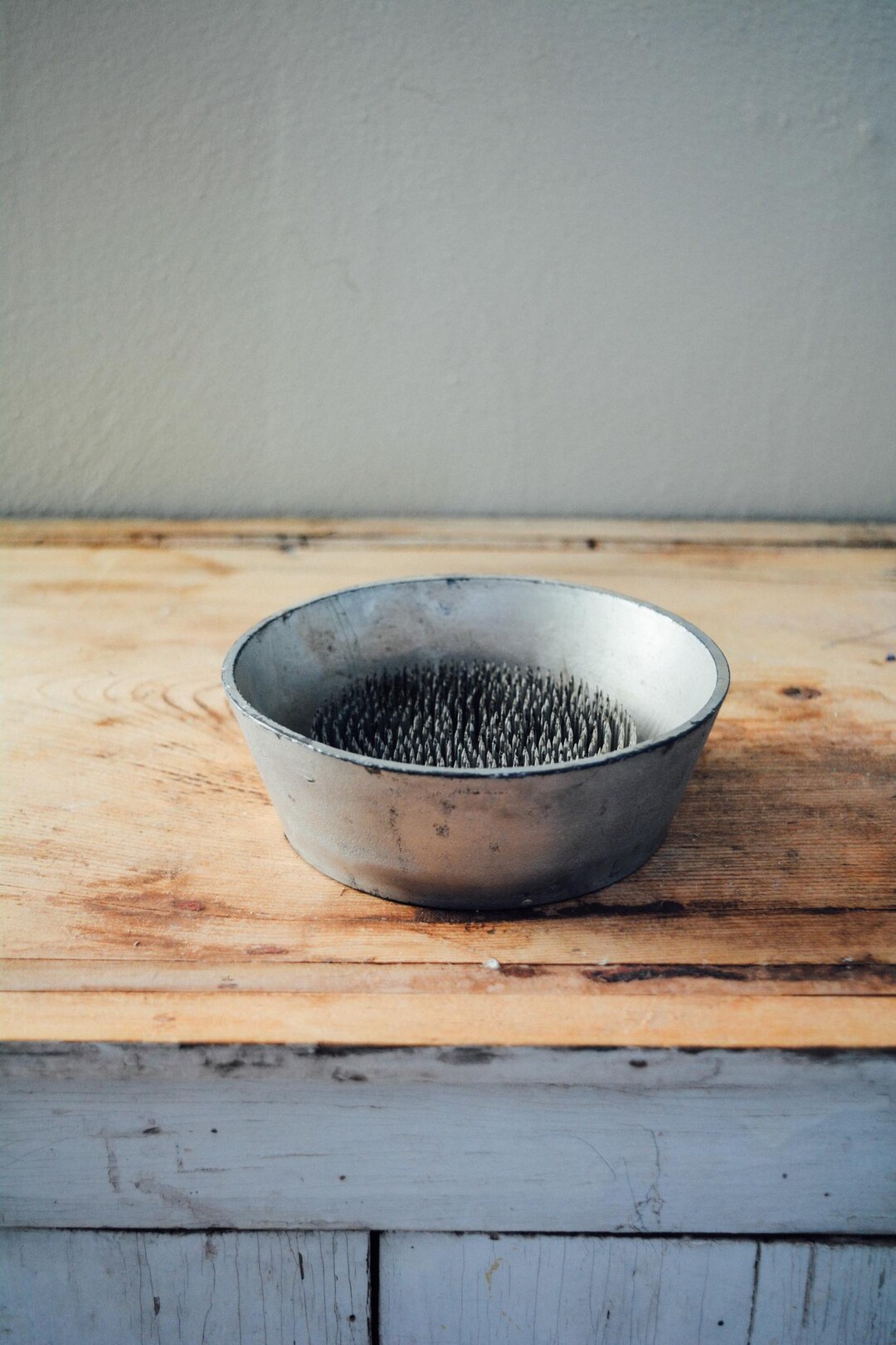 Set of 2 Metal Vintage Flower Frogs, Vintage Flower Frogs, Vintage ...