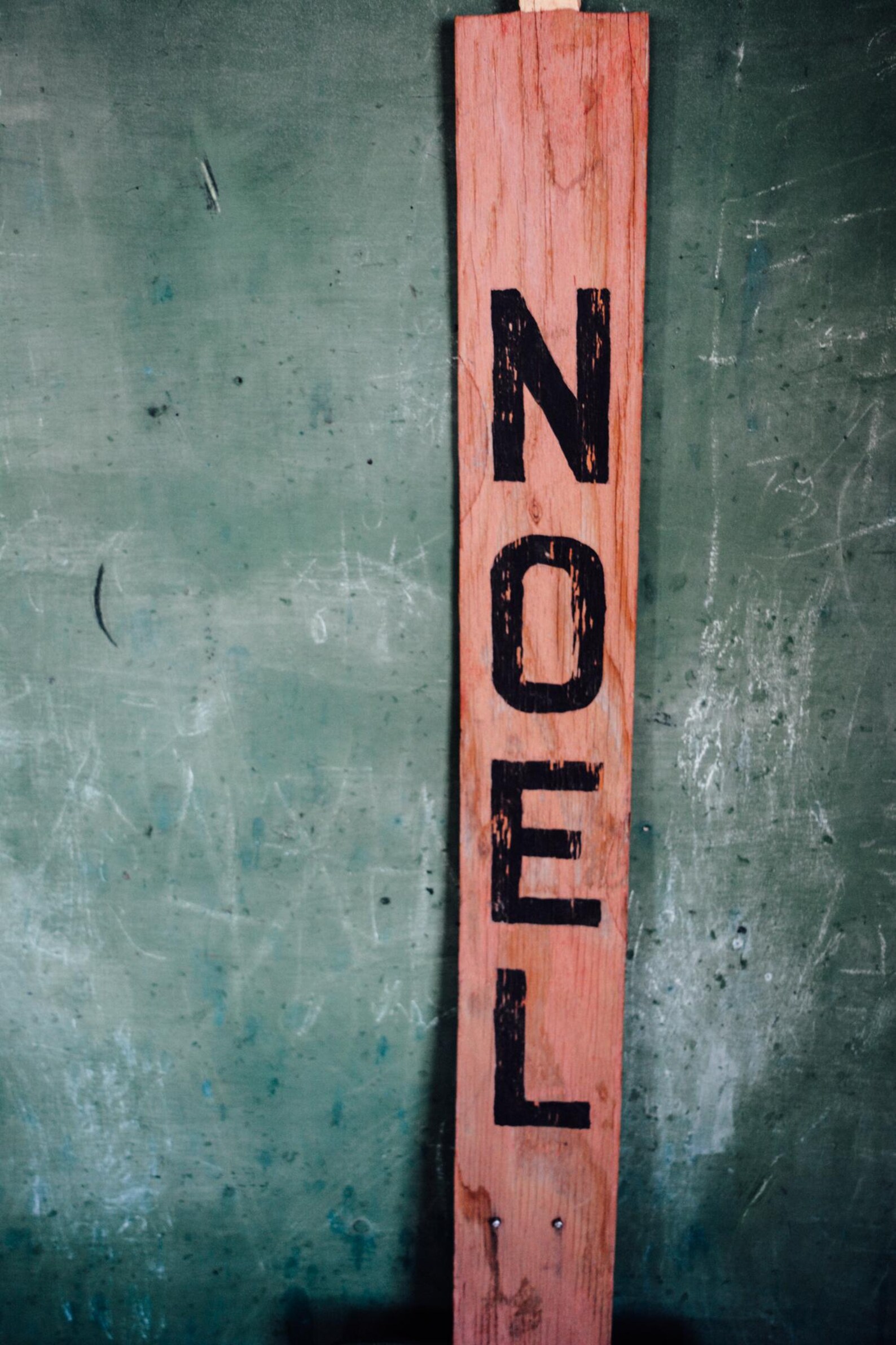 Vintage Christmas Noel Candle Wood Sign: Chippy Paint Decor - Etsy