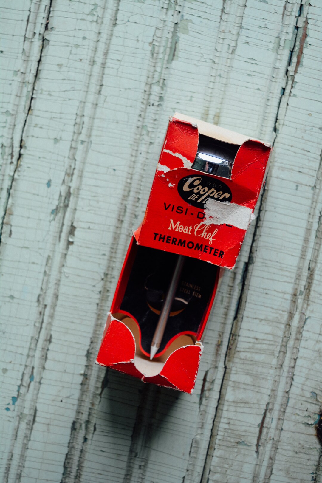 Vintage Cooper Meat Chef Thermometer, Vintage Thermometer, Vintage ...