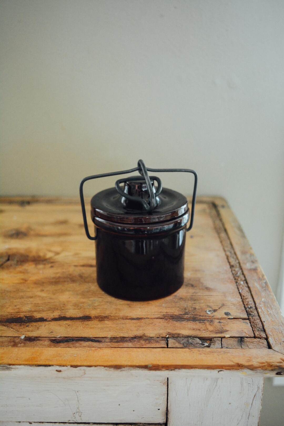 Vintage Brown Crock, Vintage Crockery, Vintage Crocks, Cheese Crock ...