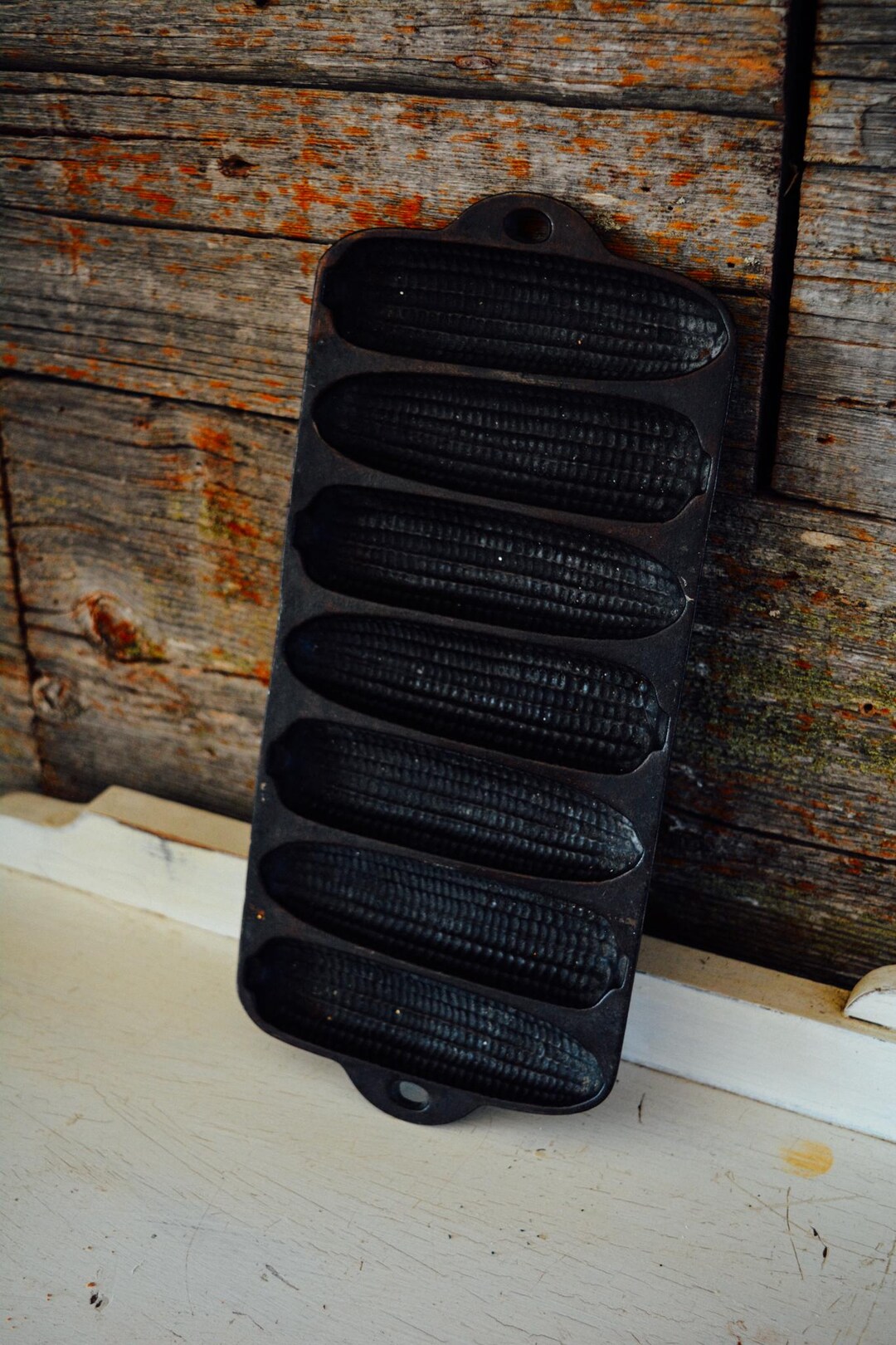 Antique Cast Iron Corn Pan, Cast Iron, Corn Decor, Thanksgiving Decor ...