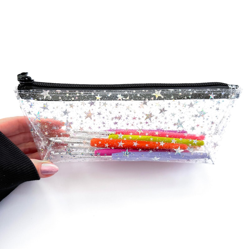 Clear Transparent Pencil Case - Etsy