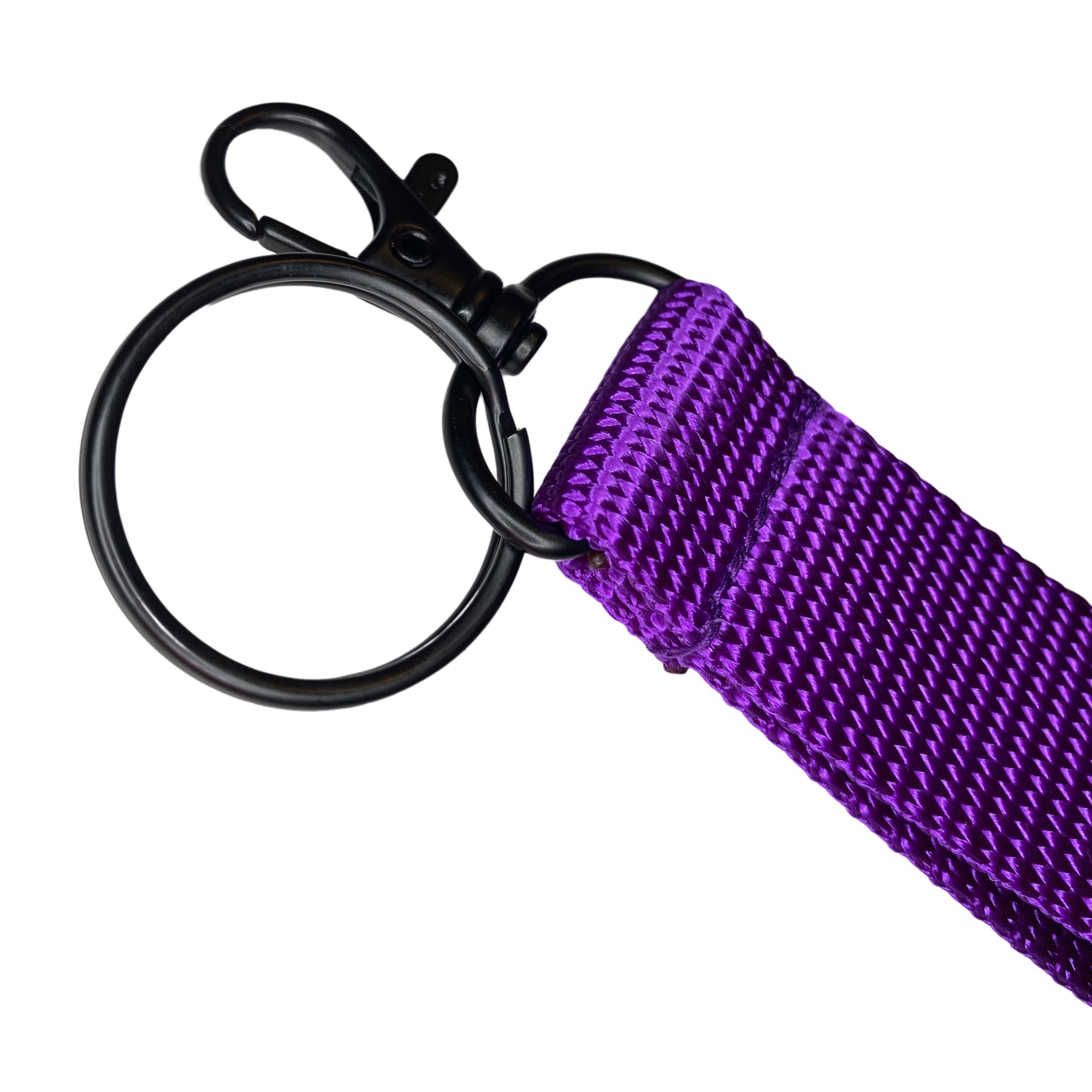 Purple Ultraviolet Mini Key Fob Keychain Wristlet Swivel | Etsy Australia