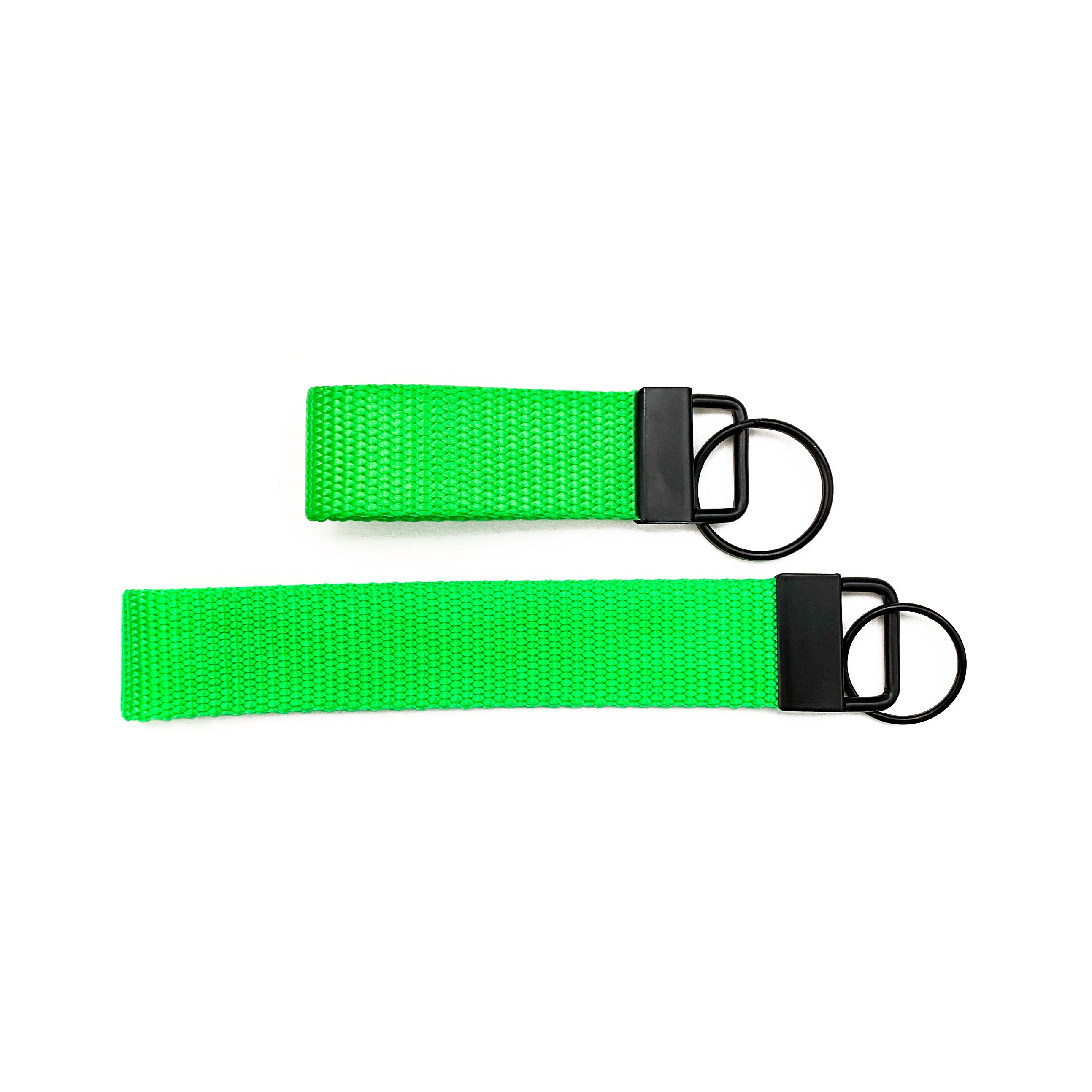 Neon Hot Green Key Fob Wristlet 3 or 5.5 | Etsy