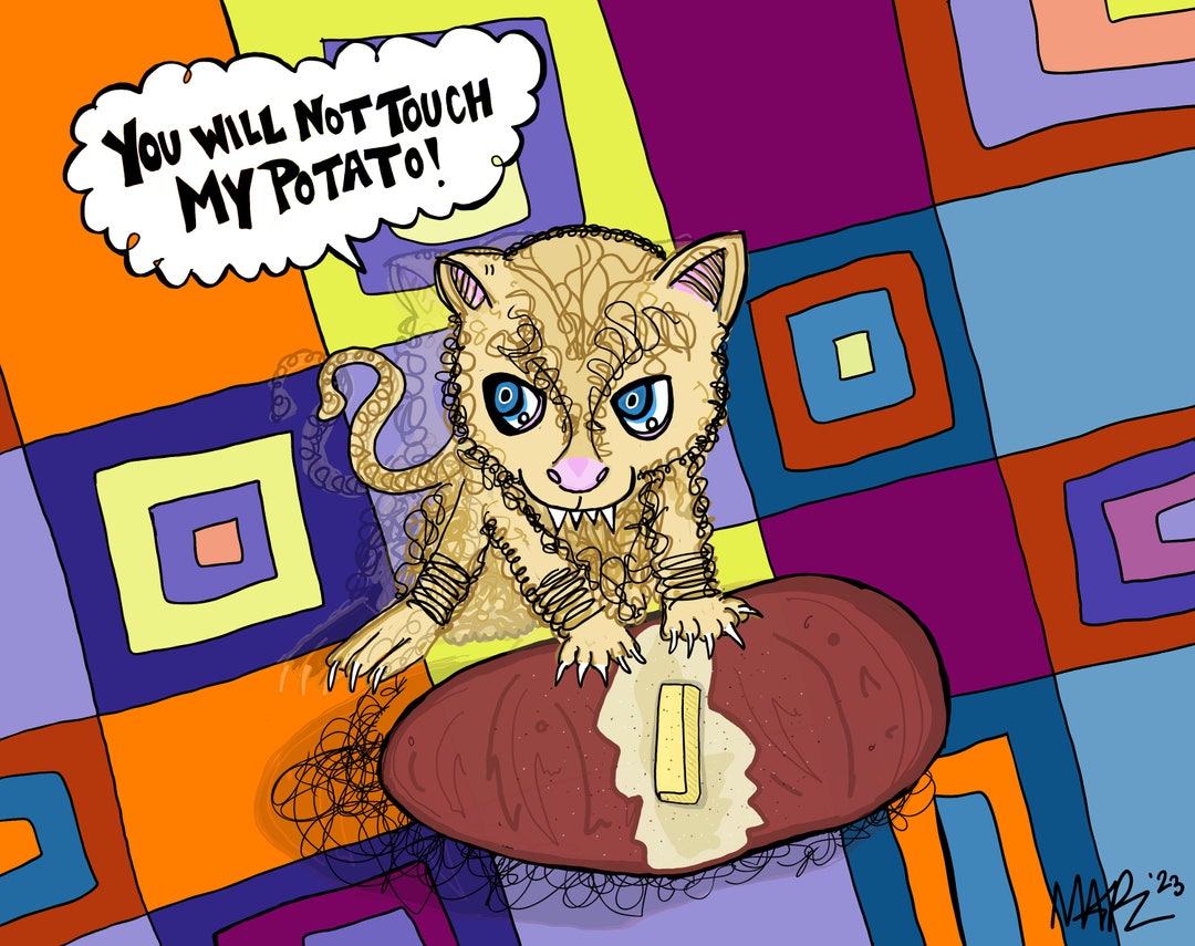Potato Cat - Etsy