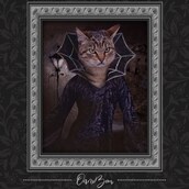Custom Scary Pet Portrait . Custom Horror Pet Portrait . Halloween ...
