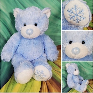 Build a Bear Friends Fur Alll Season Winter Snowflake Teddy Christmas ...