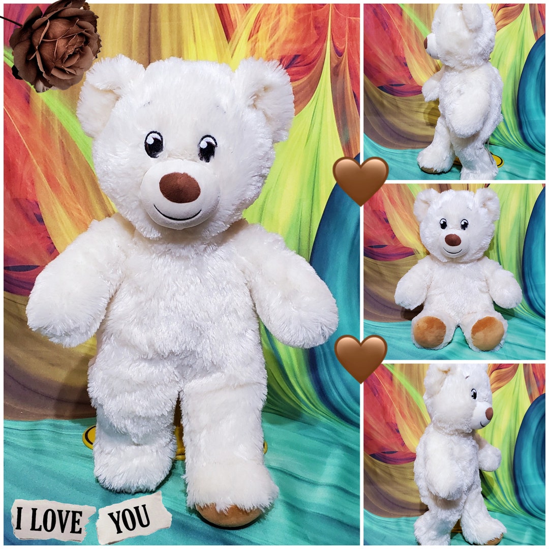 Build A Bear Workshop Lil' Pudding Cub Stuffed Plush Classic Cream ...