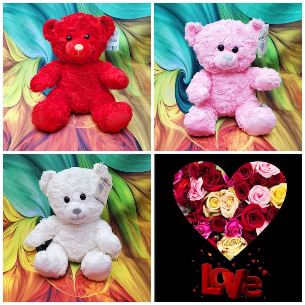 Rose Bear - Etsy