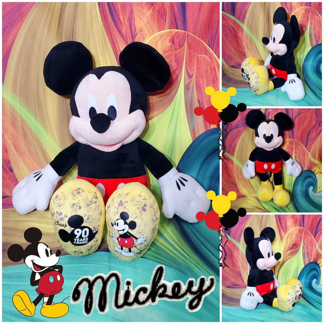 17" Build A Bear Workshop Mickey Mouse Disney 90th Anniversary Stuffed ...