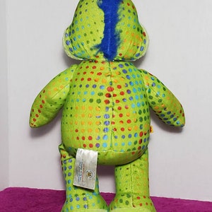 Build a Bear Rocker Frog Green Spotted Blue Mohawk Polka Dots - Etsy