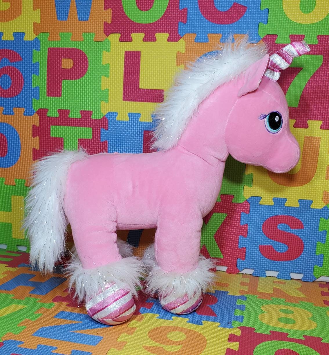 14 Build A Bear Candy Cane Swirl UNICORN Pink Plush 2018 | Etsy