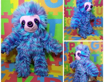 Blue Sloth Plush - Etsy