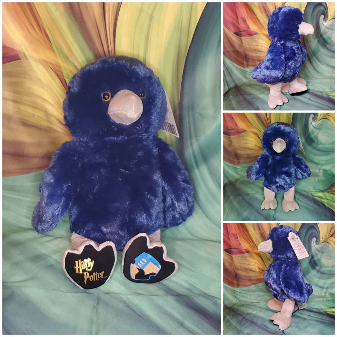 Build a Bear Harry Potter Ravenclaw Raven 16" Stuffed Plush Crow Blue ...