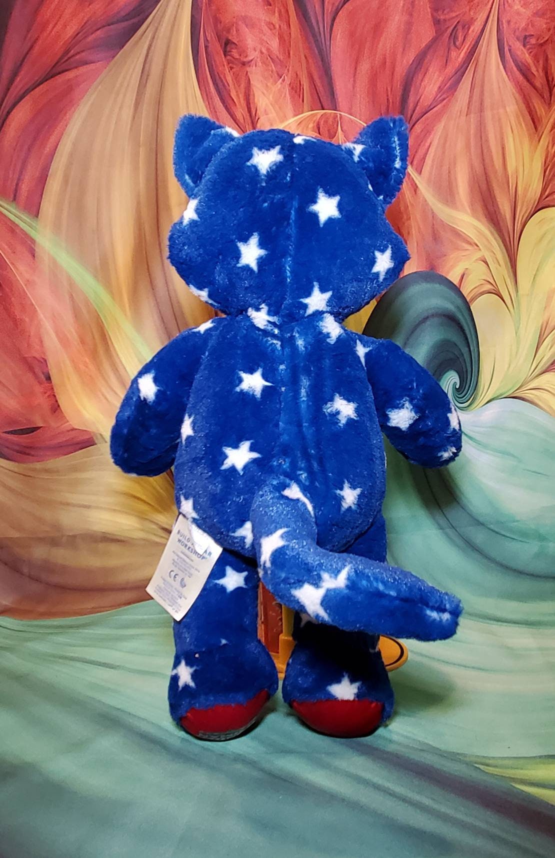 Build A Bear Wonder Woman Cat DC Comics Plush Blue White Red Justice ...
