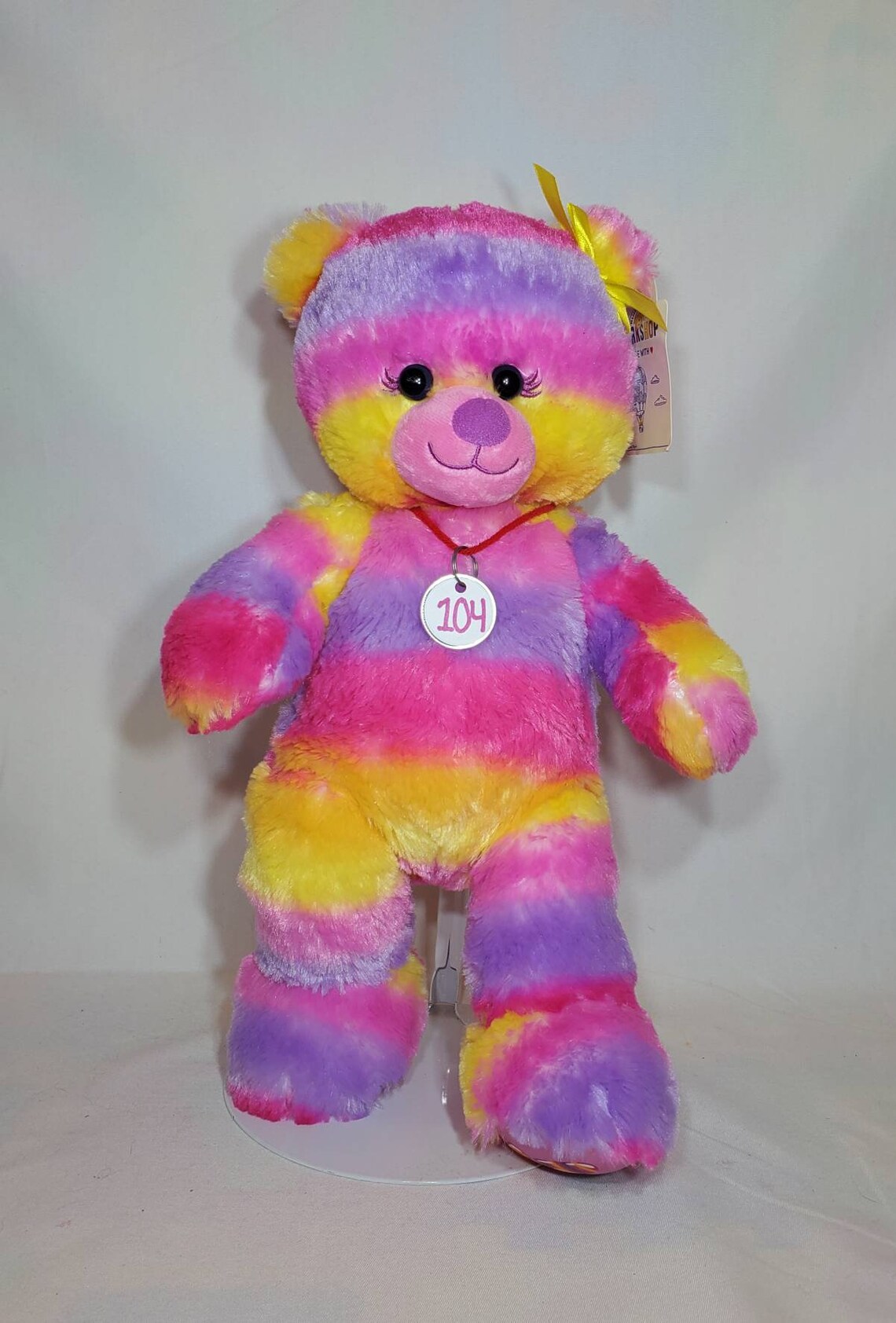 Build A Bear Tropical Popsicle Teddy Tie Dye Rainbow Stuffed - Etsy