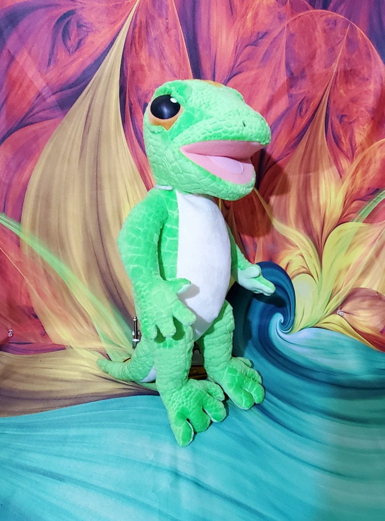 Retired Limited Edition Geico Build a Bear Plush 18" Gecko Insurance ...