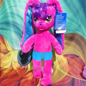Build A Bear Honey Girls Risa Pink Bunny Rabbit Rock Star 2017 - Etsy