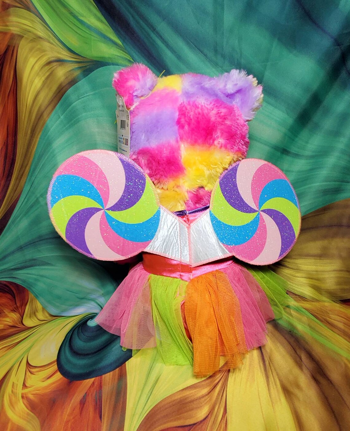 Build A Bear Tropical Popsicle Teddy Tie Dye Rainbow w/ Lolly | Etsy