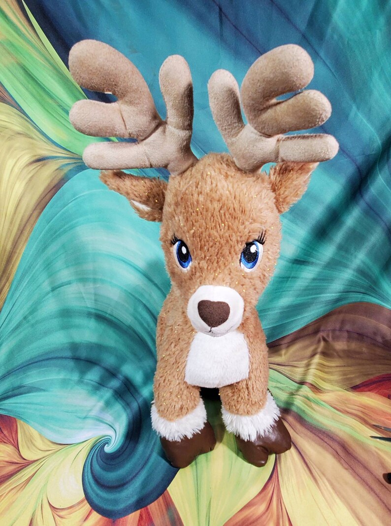 17 Build A Bear Vixen Reindeer Team Santa Plush Sparkle - Etsy