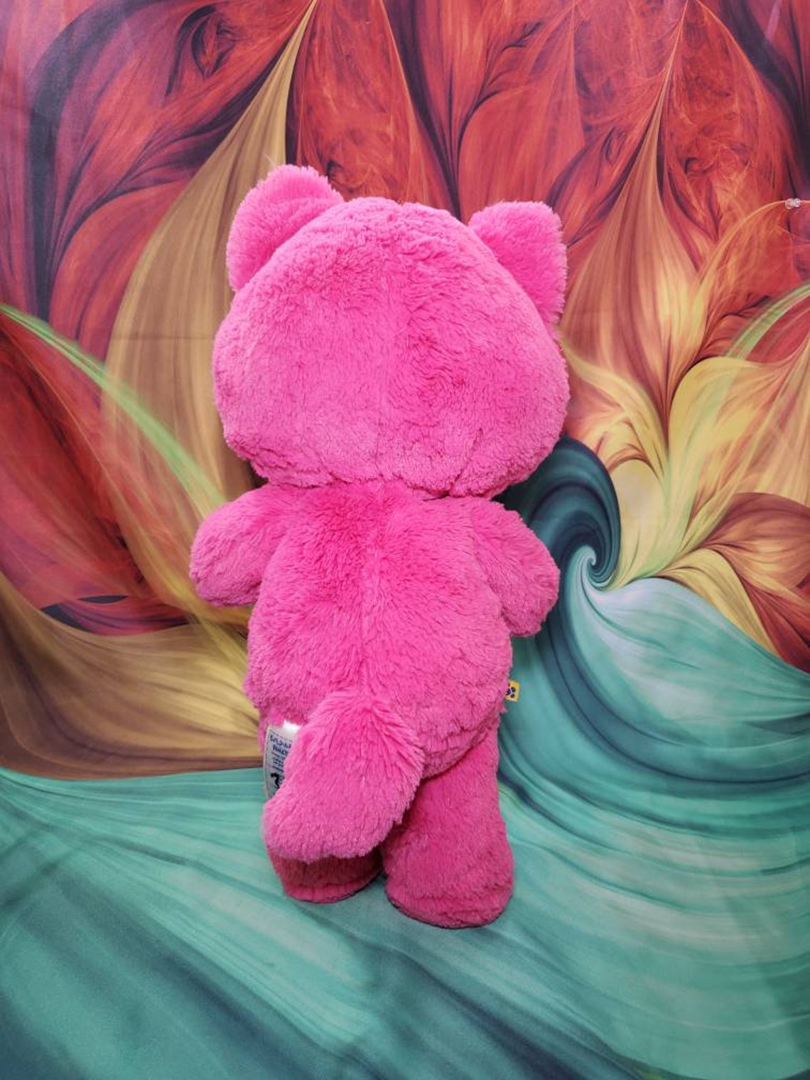 19 Build a Bear Big Head Cat Razzy Berry Neon Pink Plush - Etsy