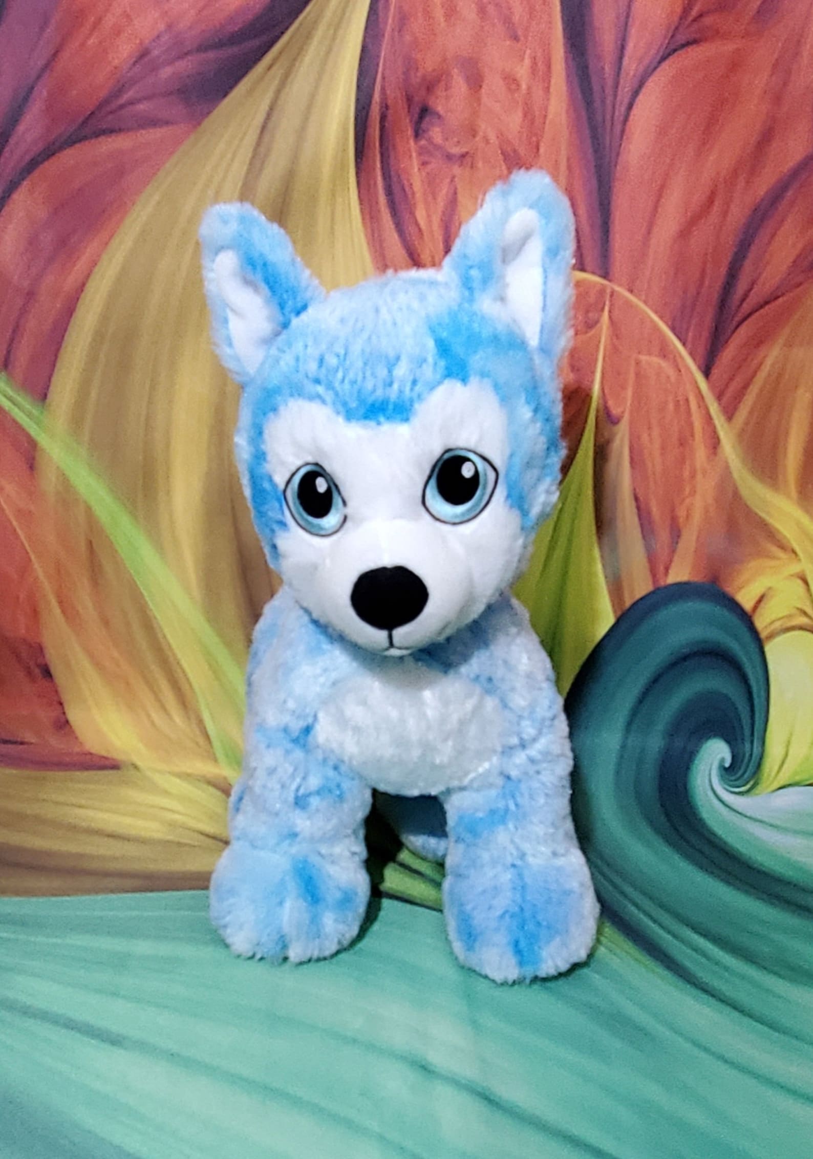 Build A Bear Blue Blast Husky Dog 14” Plush Stuffed Animal Puppy ...