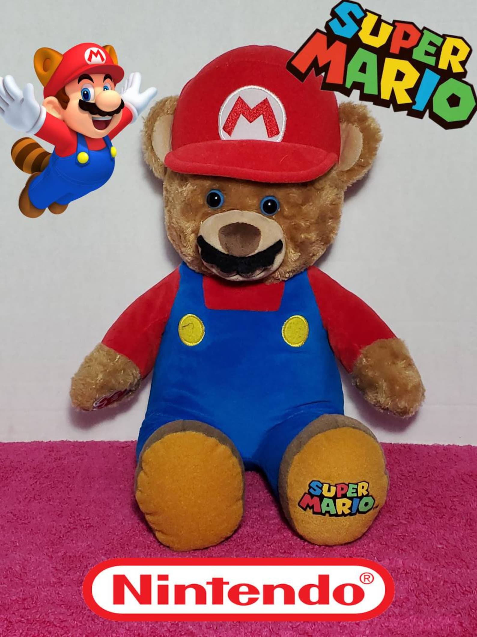 18 Build A Bear Super Mario Plush BABW Nintendo Workshop | Etsy