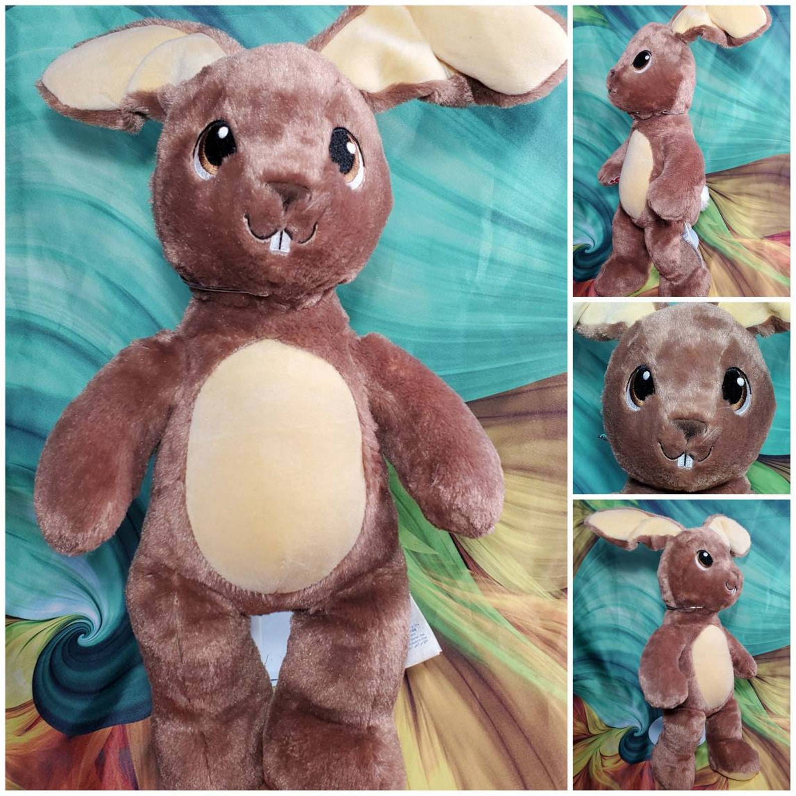 RARE Build a Bear Brown JJ Rabbit Bunny Soft Plush Easter BAB - Etsy